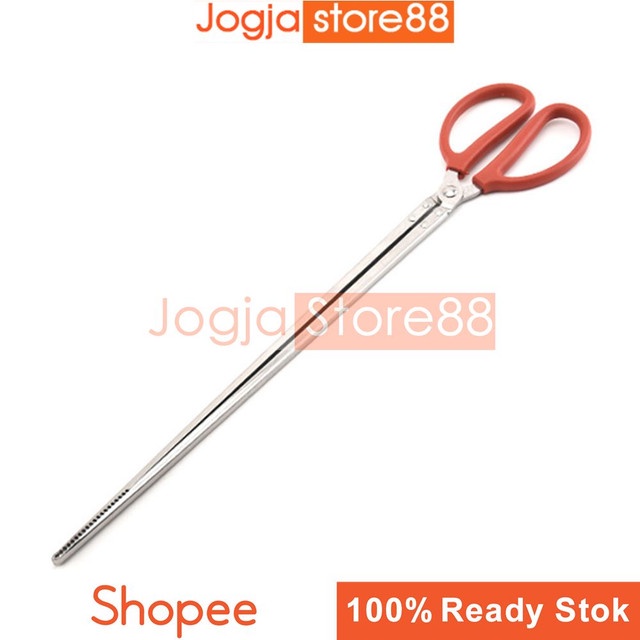 Jual Tang Gunting Capit Pengambil Kepiting | Stainless Steel 52cm Flat ...