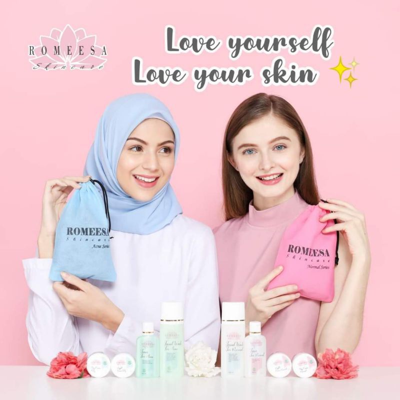 Jual ROMEESA ACNE SERIES SKINCARE ORI (bisa cod) | Shopee Indonesia
