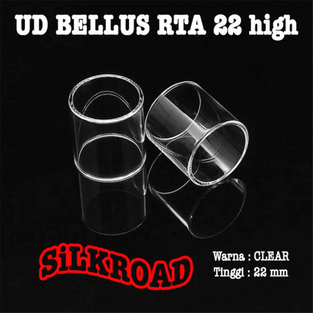 Jual Tank gelas kaca pyrex tabung glass Coil Art Azeroth UD Bellus ...