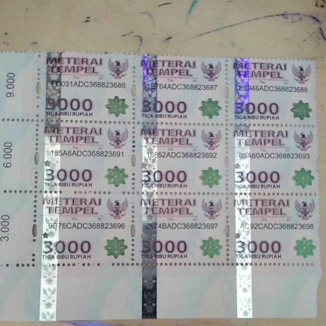 Jual MATERAI 3000 ASLI HARGA PER BIJI | Shopee Indonesia