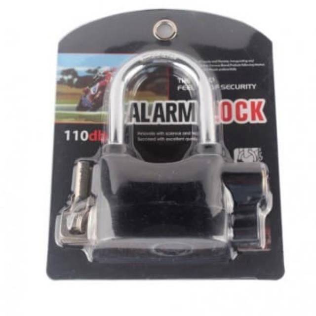 Jual Gembok Alarm Anti Maling save savety kunci keamanan gudang rumah ...