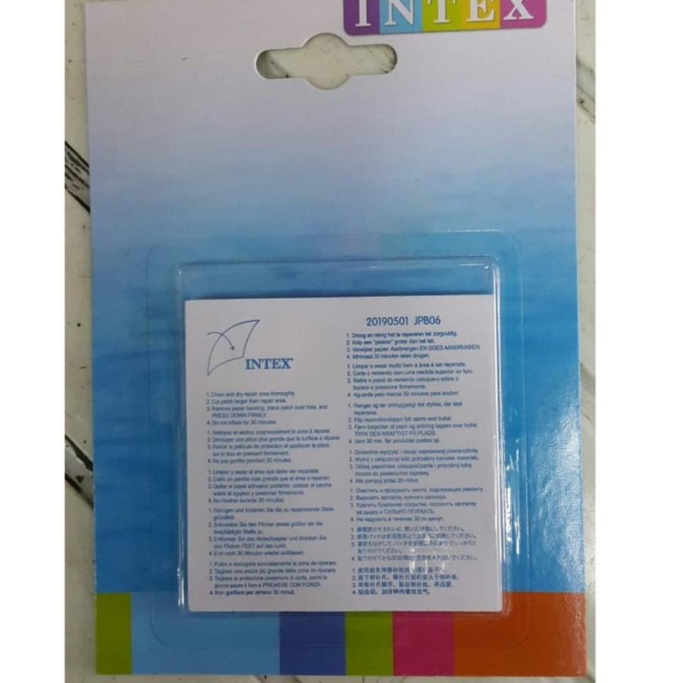 Jual alat tal lem perahu karet kolam renang udara angin merek intex ...
