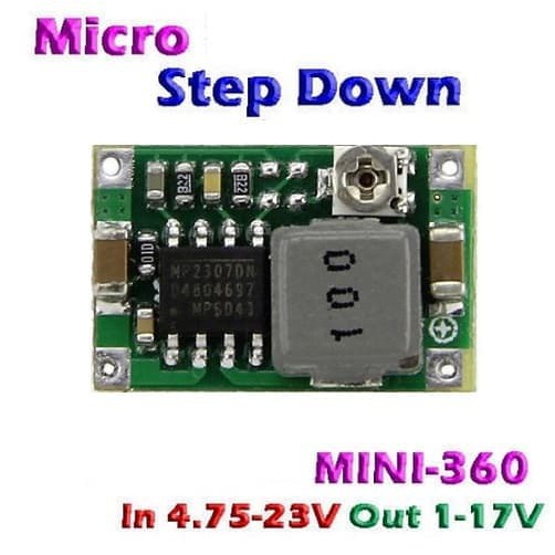 Jual Dijual Micro Step Down Super 360 Mini MP2307 DC Buck Regulator ...
