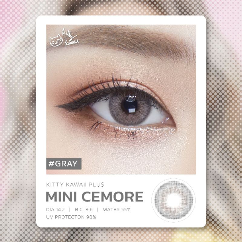Jual SOFTLENS MINI CEMORE GRAY ORIGINAL DIAMETER 14.2MM | Shopee Indonesia