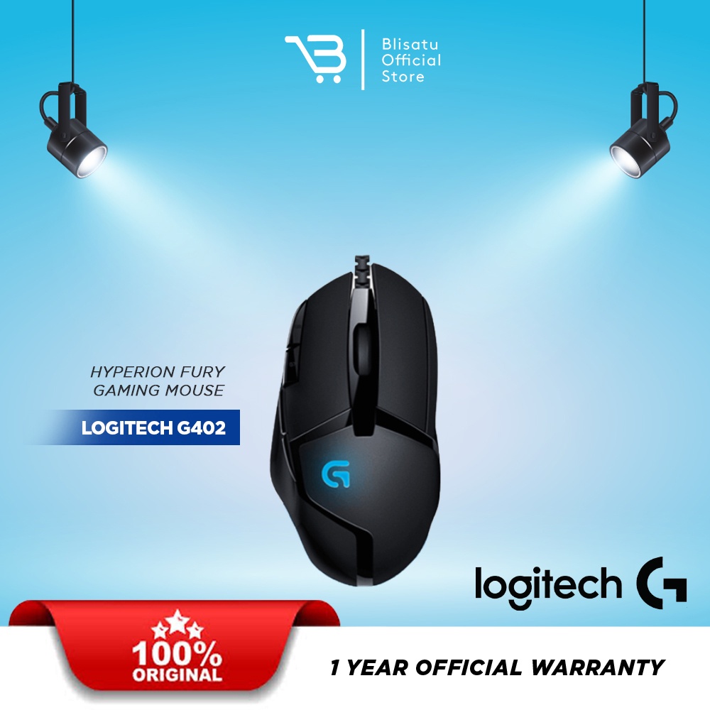 Jual Logitech G402 Hyperion Fury Ultra Fast Gaming Mouse | Shopee Indonesia