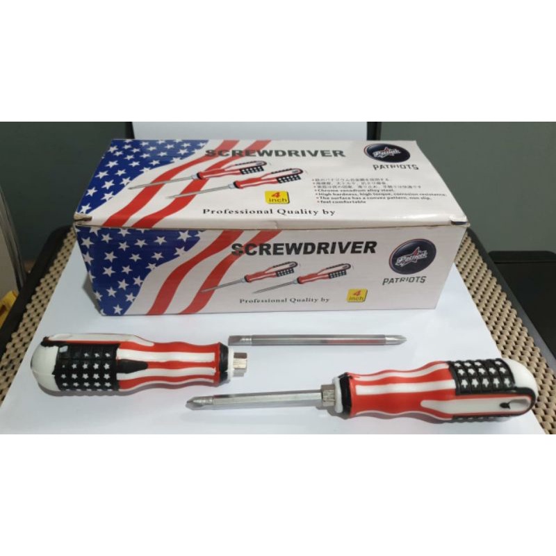 Jual Obeng model amerika bolak balik 4"min plus | Shopee Indonesia