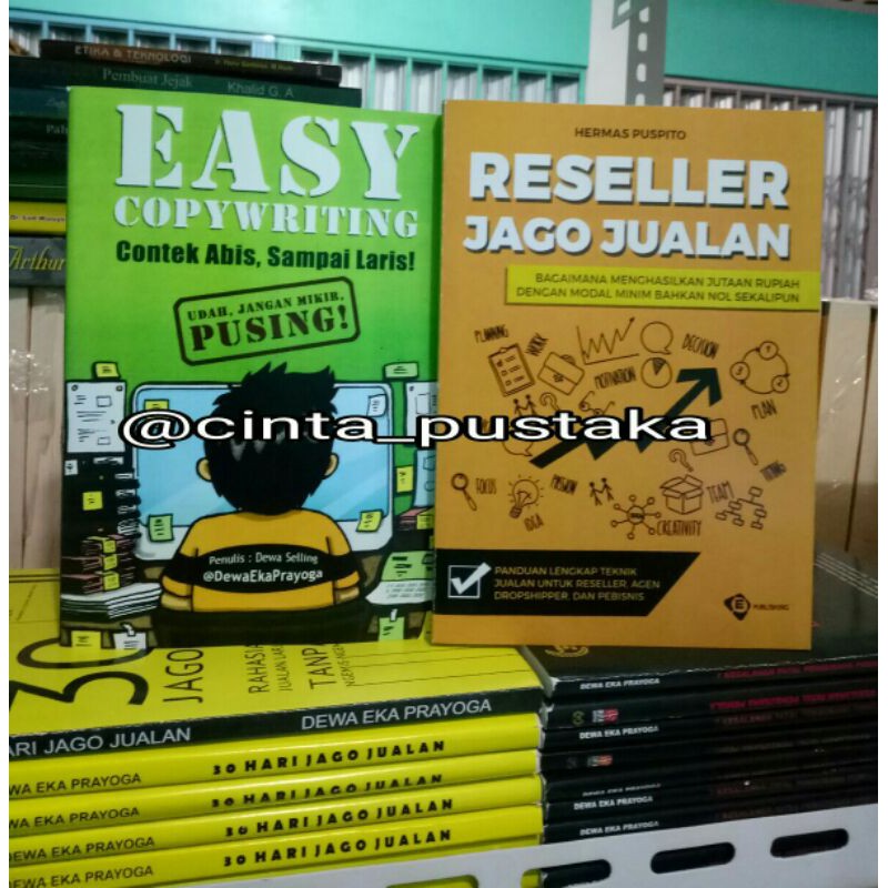 Jual EASY COPYWRITING CONTEK + RESELLER JAGO JUALAN | Shopee Indonesia