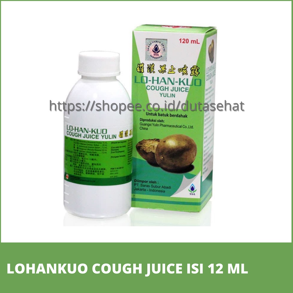 Jual Lohankuo Cough Juice 120ml - Lo Han Kuo Cough, Obat Batuk, Obat ...