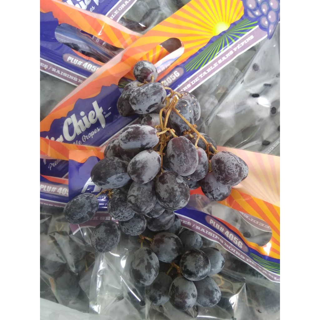 Jual ANGGUR AUTUMN USA SEEDLESS GRAPES FRESH IMPORT PER KG | Shopee ...