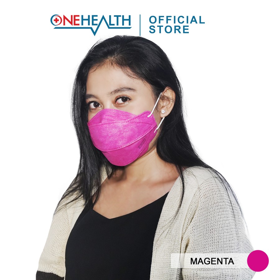 Jual One health MASKER ONEHEALTH ERGO KF94 isi 25 pcs 4D ORIGINAL ...