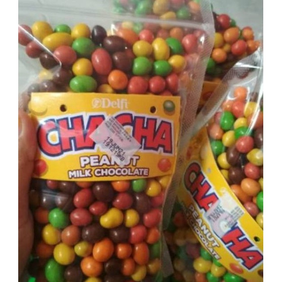 Jual Chacha Cokelat Delfi Milk Peanut Snack Coklat Kiloan Repack ...