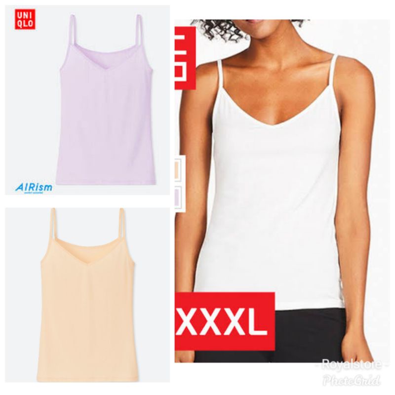 Jual Uniqlo Women Airism Camisole Kamisol ORI STORE | Shopee Indonesia