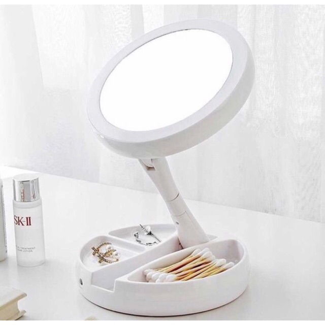 Jual Mirror led kaca makeup buat tiktok tutorial makeup kaca lampu ...