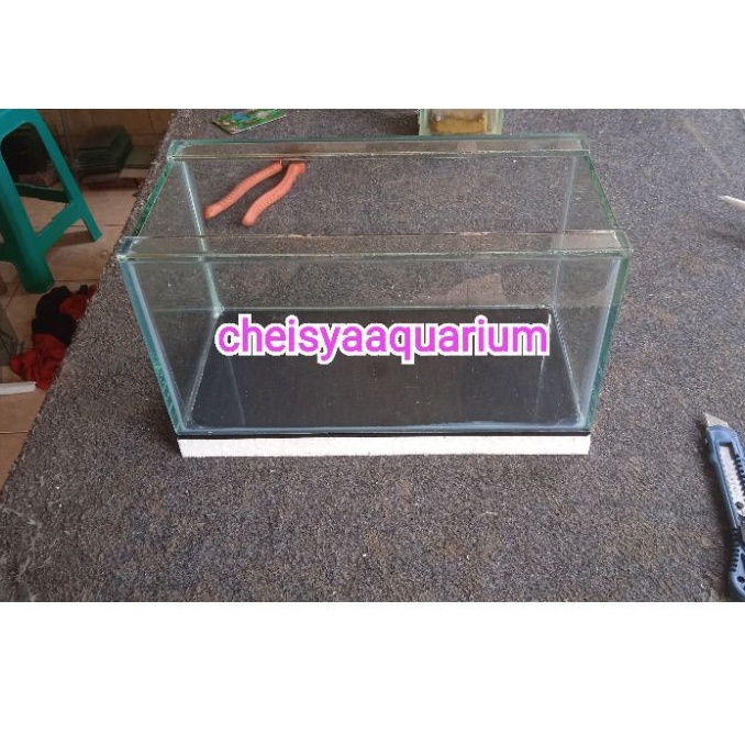 Jual Aquarium mini aquarium murah baby chana ikan hias 30x15x15 ...