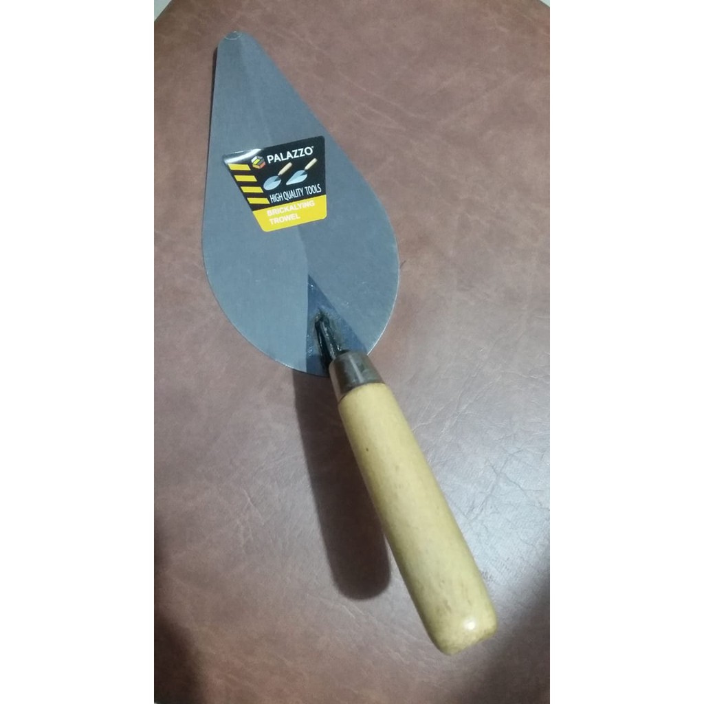 Jual Sendok semen besi gagang kayu ova/lancip 7"/ SENDOKAN GARUKAN ...