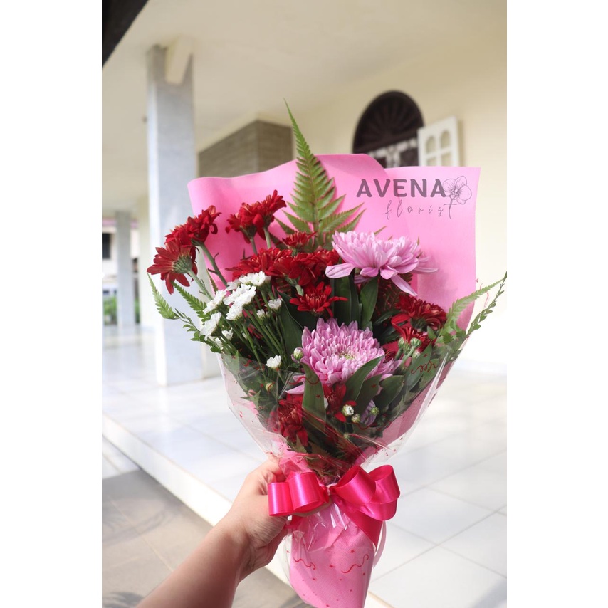 Jual Hand Bouquet | Hand Bucket | Hand Buket | Bunga Krisan Aster ...