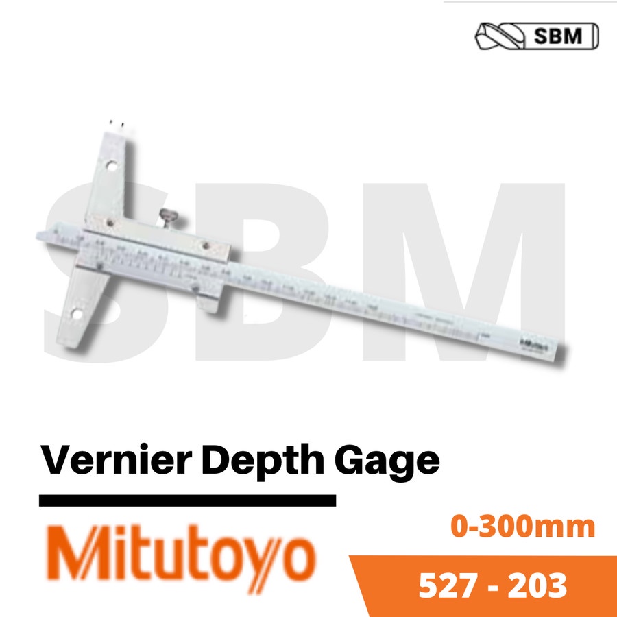 Jual MITUTOYO 527 - 203 SIKMAT / VERNIER DEPTH GAGE (300MM) | Shopee ...