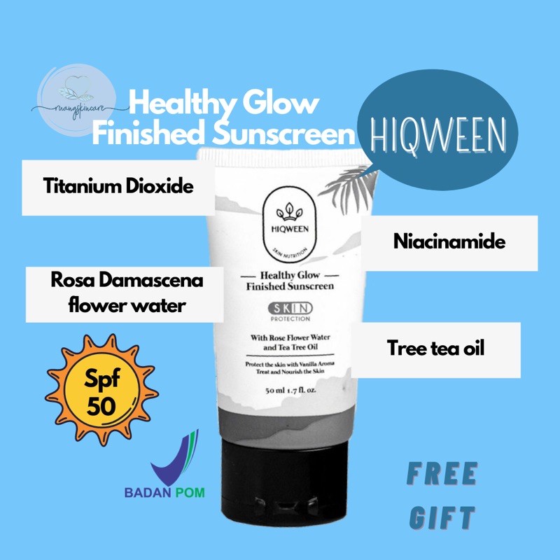 Jual READY SUNSCREEN HIQWEEN HEALTHY GLOW FINISHED SUNSCREEN HIQWEEN ...