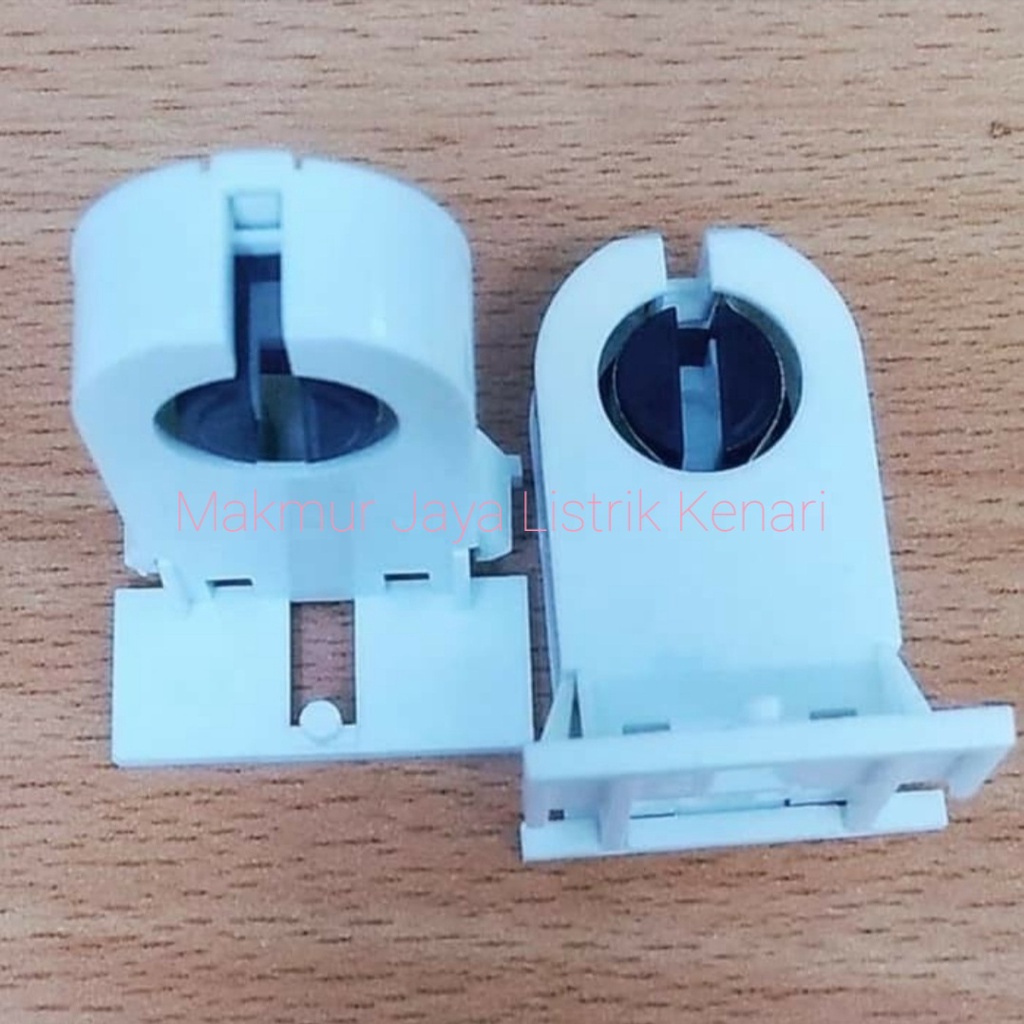 Jual Fitting TL kaki TL T8 fiting lampu neon LED | Shopee Indonesia