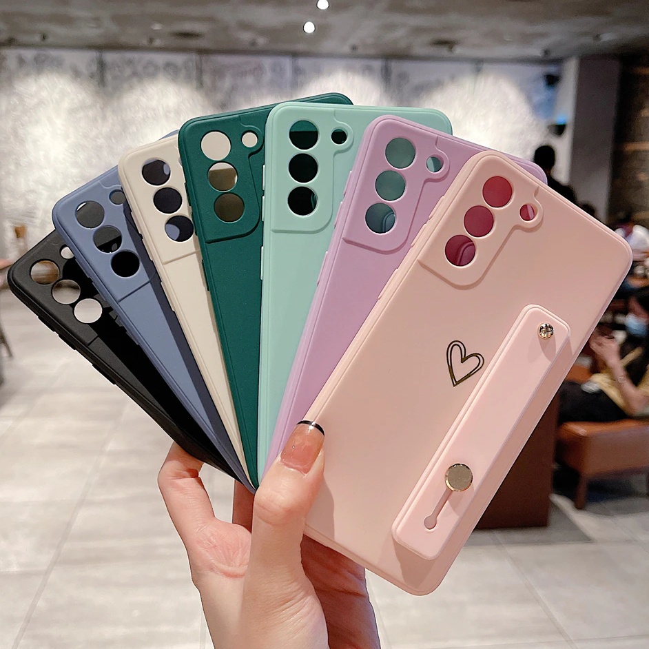 Jual SAMSUNG GALAXY S21, S22 PLUS, S22 ULTRA - HEART LOVE HOLDER Wrist ...