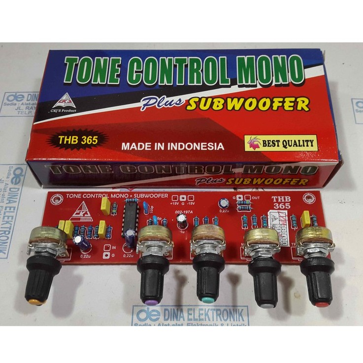 Jual KIT TONE CONTROL MONO PLUS MIDLE DAN SUBWOOFER | Shopee Indonesia