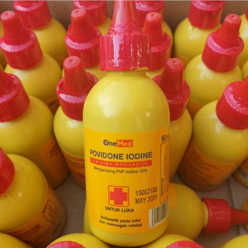 Jual Onemed Povidone Iodine Antiseptik Obat Merah | Shopee Indonesia