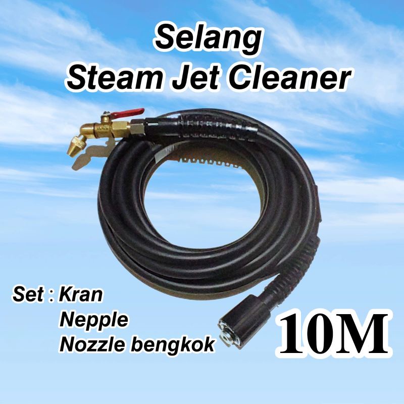 Jual Paket selang set kran nozel nozzle bengkok cuci AC steam jet ...