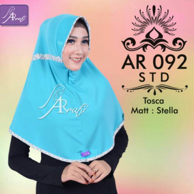 Jual Hijab Ar Rafi AR 092 standar | Shopee Indonesia