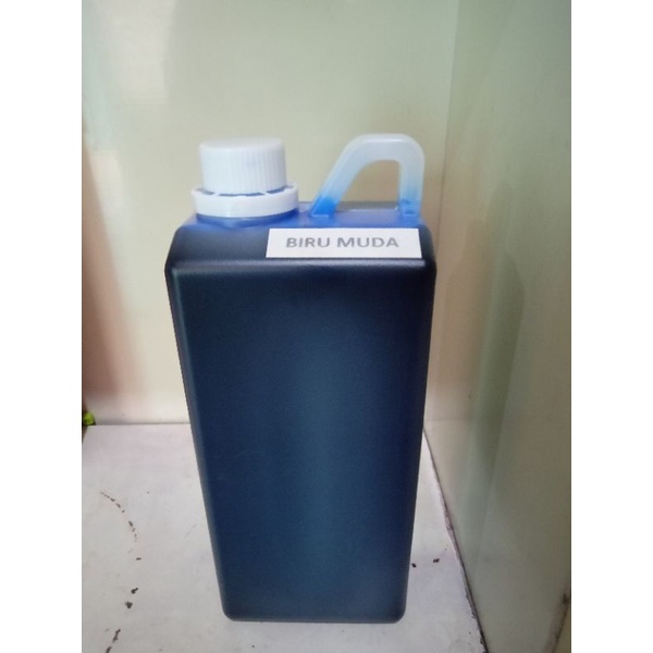 Jual Tinta stempel warna flash otomatis isi 1 Liter BIRU MUDA | Shopee ...