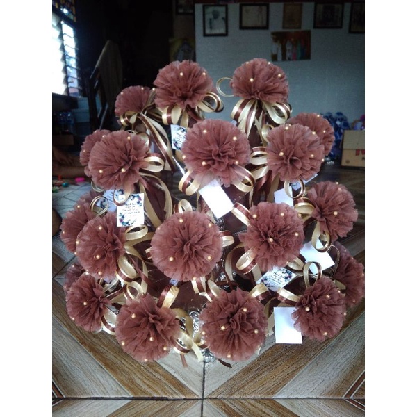 Jual (15pcs)bunga telur pompom/pokok telok/bunga telur pontianak ...
