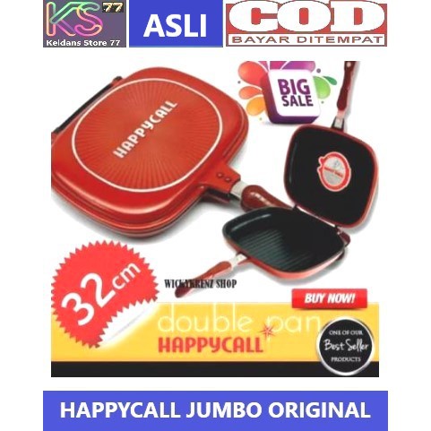 Jual Harga Promo - HAPPYCALL /Happy Call Jumbo Size Double Pan 32 Cm - ASLI Original | Shopee ...