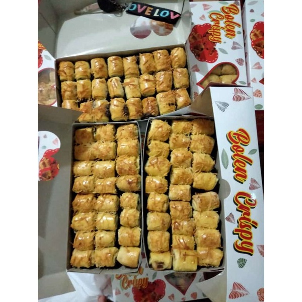 Jual Bolen Crispy Kurcil imut full Coklat isi 48 Kue kering enak | Shopee Indonesia