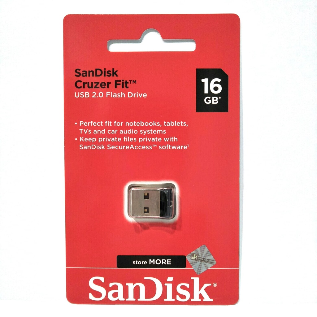 Jual SANDISK FLASHDISK CRUZER FIT CZ33 16GB - 32GB ORIGINAL | Shopee ...