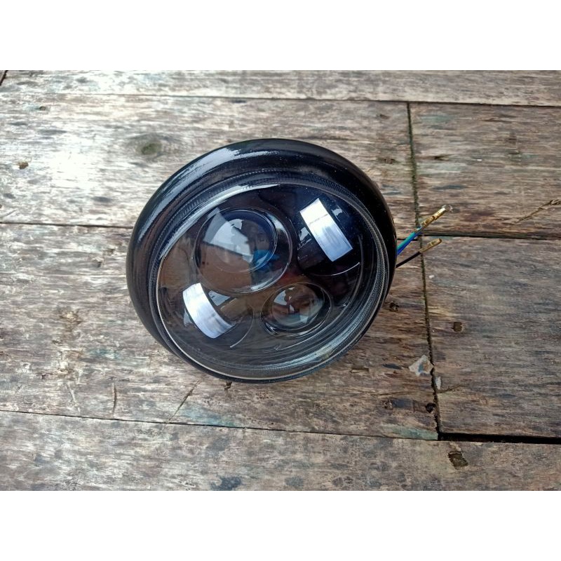 Jual Lampu Depan CB Japstyle Daymaker Reflektor LED Headlamp Custom ...