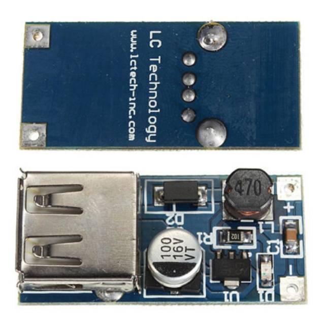 Jual Modul DC Step up USB 1 slot 0.9V-5V 600mah | Shopee Indonesia