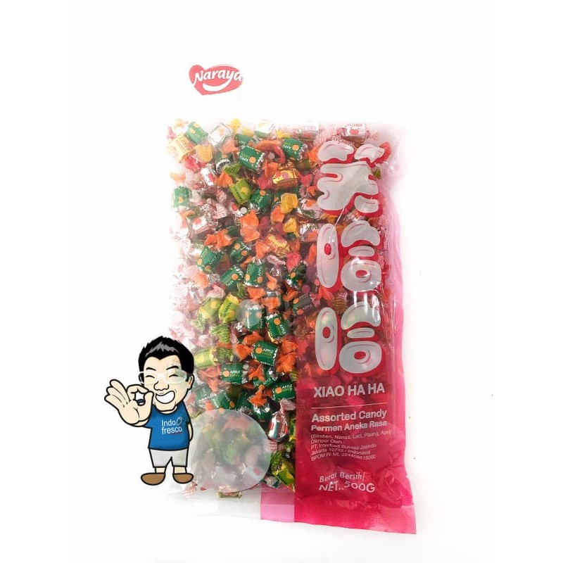 Jual Naraya Xiao Ha ha Assorted Candy- Permen aneka rasa 500g | Shopee Indonesia