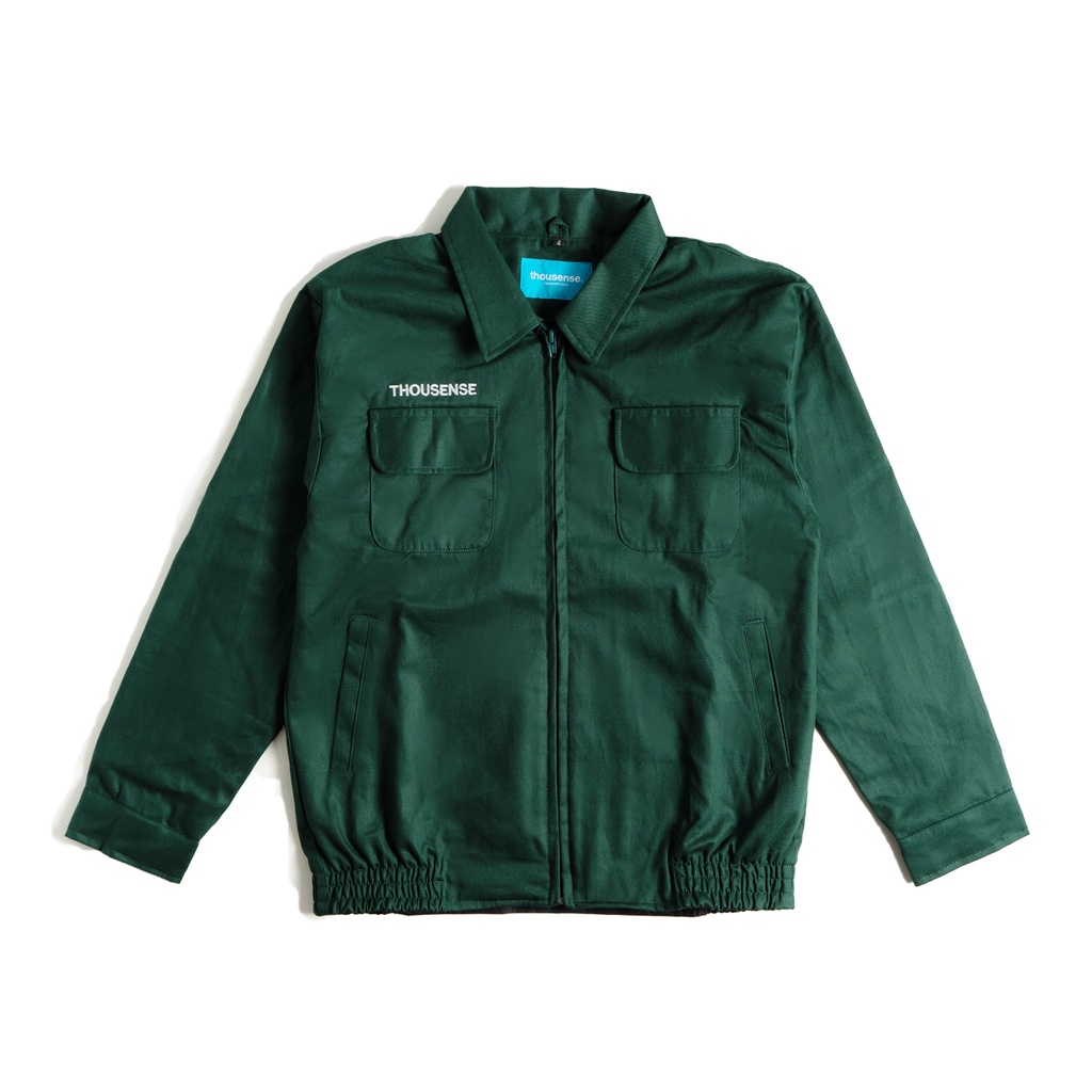 Jual Take The Leap Work Jacket Green | Shopee Indonesia
