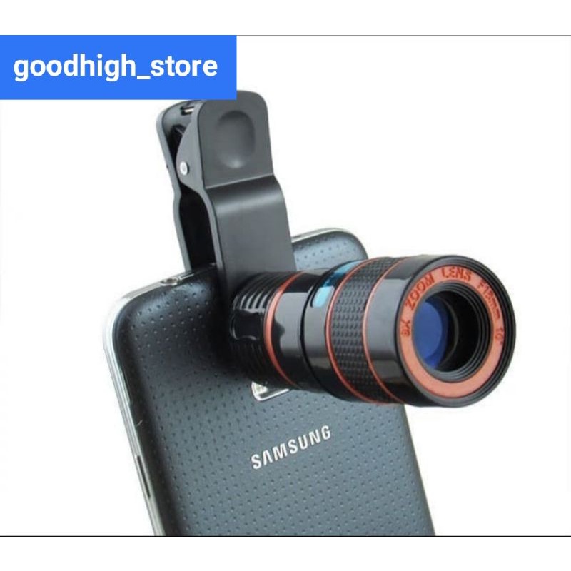 Jual Lensa Telescope 8x zoom Handphone universal | Shopee Indonesia
