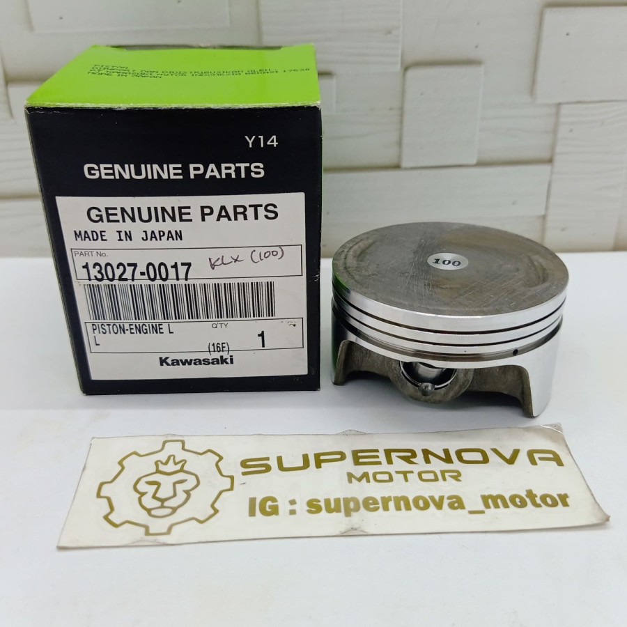Jual PISTON ONLY KAWASAKI KLX 150 OS 1.00 ORIGINAL 13027-0017 | Shopee ...