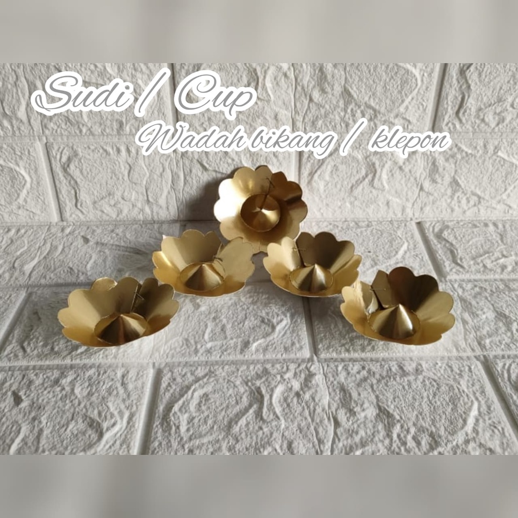 Jual Sudi / cup kue bikang / Cup klepon / Cup kertas / takir bulat ...