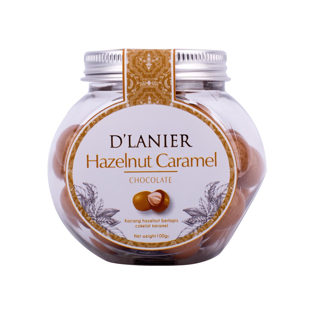 Jual D'Lanier Hazelnut Caramel with Caramel Chocolate - 100 gr | Shopee ...