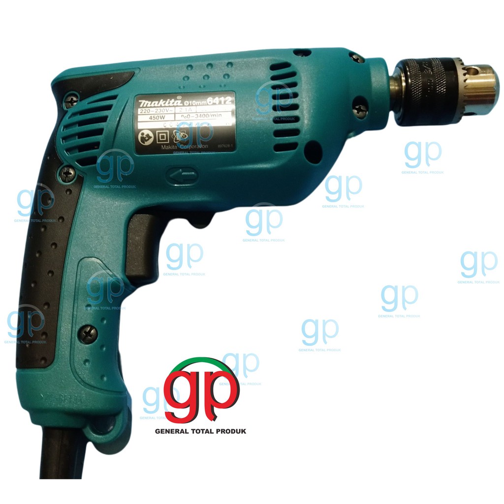 Jual MESIN BOR TANGAN 6412 MAKITA ELECTRIC DRILL 10MM | Shopee Indonesia