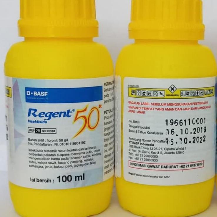 Jual Original REGENT 50 SC Racun Semut Rayap Ulat 100ml new | Shopee ...