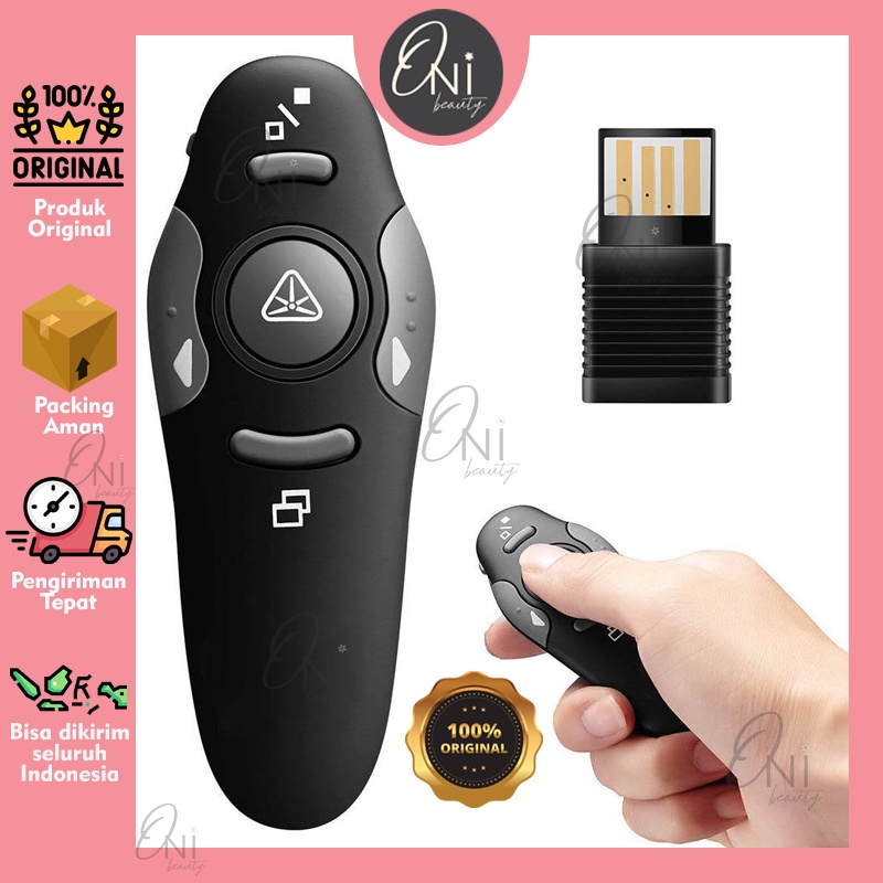 Jual Remote Control Wireless USB Presenter Laser Pointer Pen untuk ...