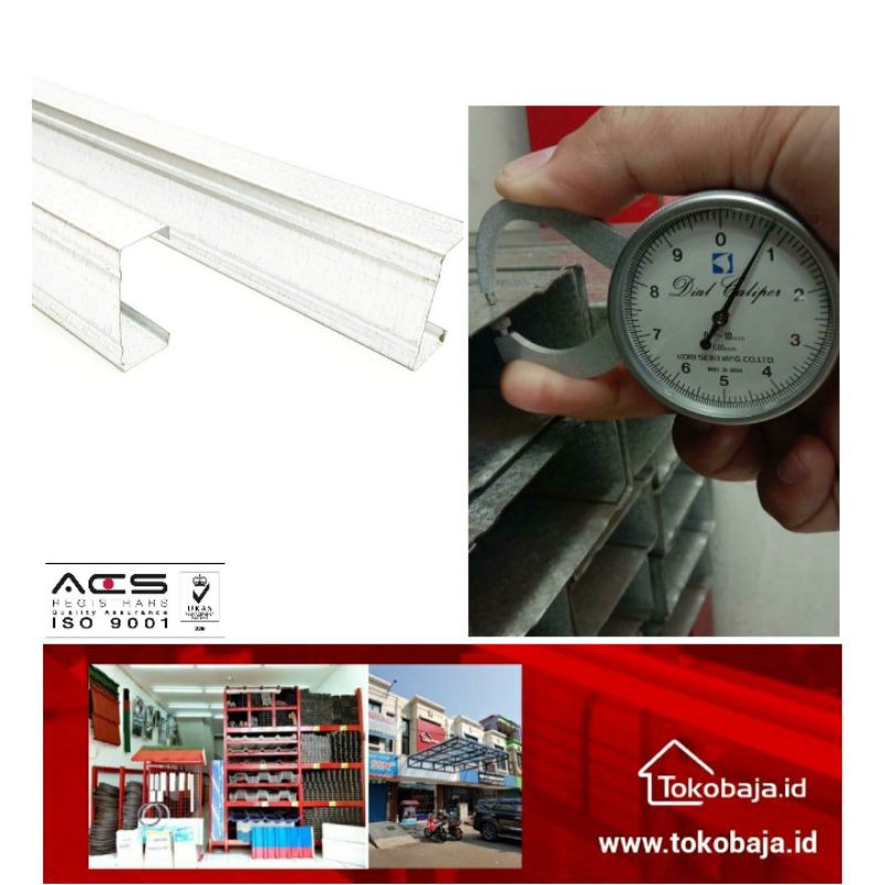 Jual baja ringan C TRUSS 75 - TCT 1.00mm | Shopee Indonesia