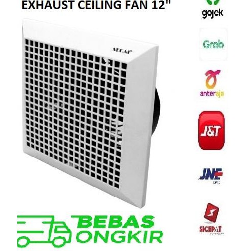 Jual DI-380>> SEKAI Exhaust Fan Plafon 12 Inch CEF 1295 - Hexos Ceiling ...