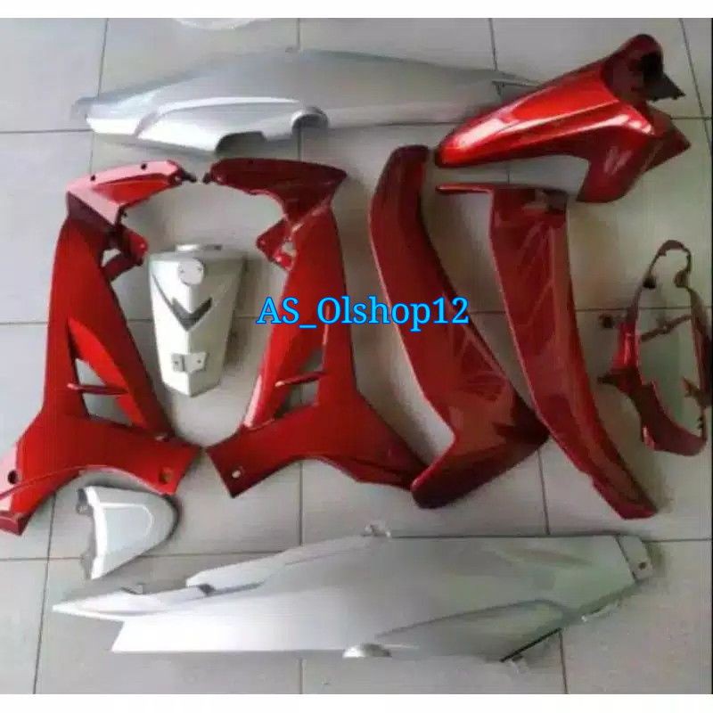 Jual MURAH!! FULL BODY HALUS VEGA R NEW MERAH SILVER POLOS | Shopee ...