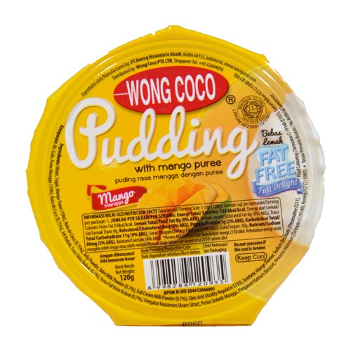 Jual WONG COCO PUDDING MANGO CUP 120GR | Shopee Indonesia
