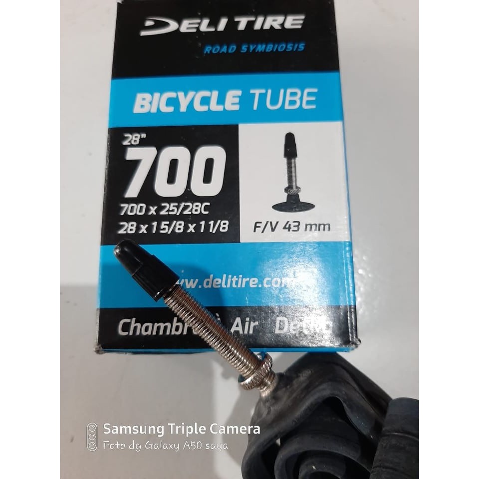 Jual Ban Dalam Sepeda 700 x 25C - 28C 25C/28C Cop Pentil Kecil / FV / Presta 43mm/60mm/80mm Deli ...