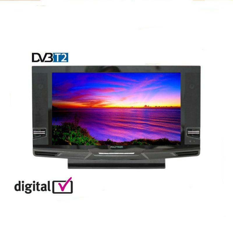 Jual DIGITAL LED TV POLYTRON 24 INCH 24V223 DVBT2 SUBWOOFER (SUPER BASS ...